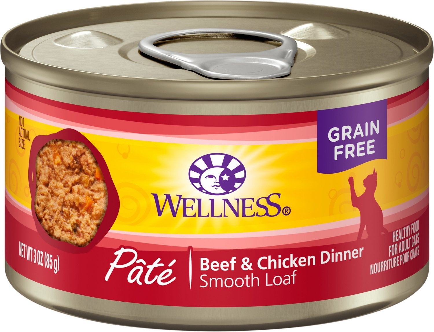 Wellness Complete Health Pâté For Cats - Beef & Chicken, 3oz