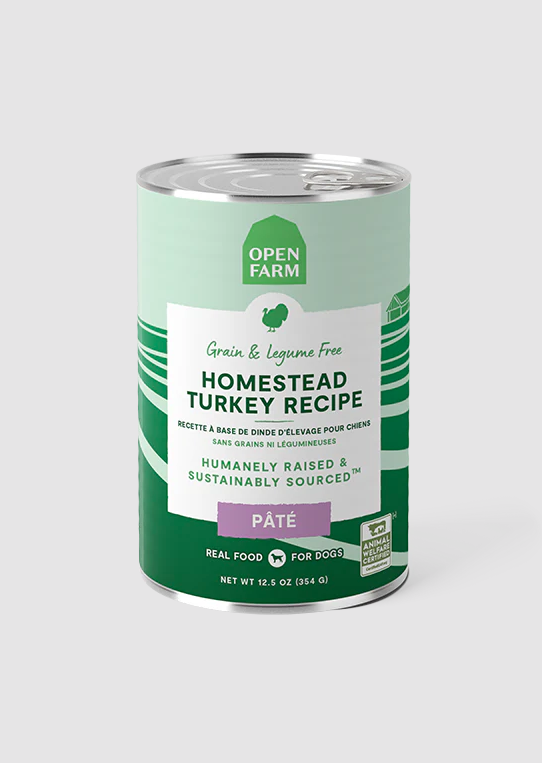 Open Farm Dog Pate Wet Can Turkey 12oz